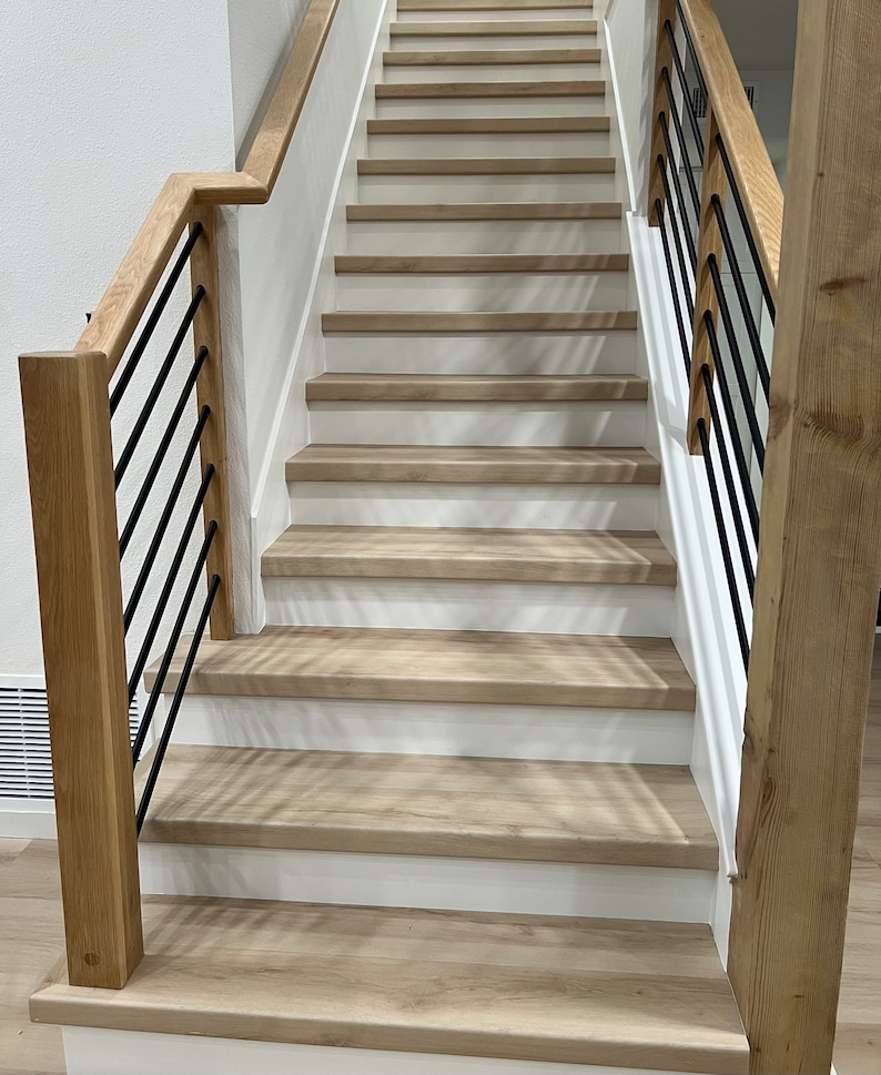 Custom LVP Flooring Stair Treads – Flush, Exact Match, All Brands - Etsy