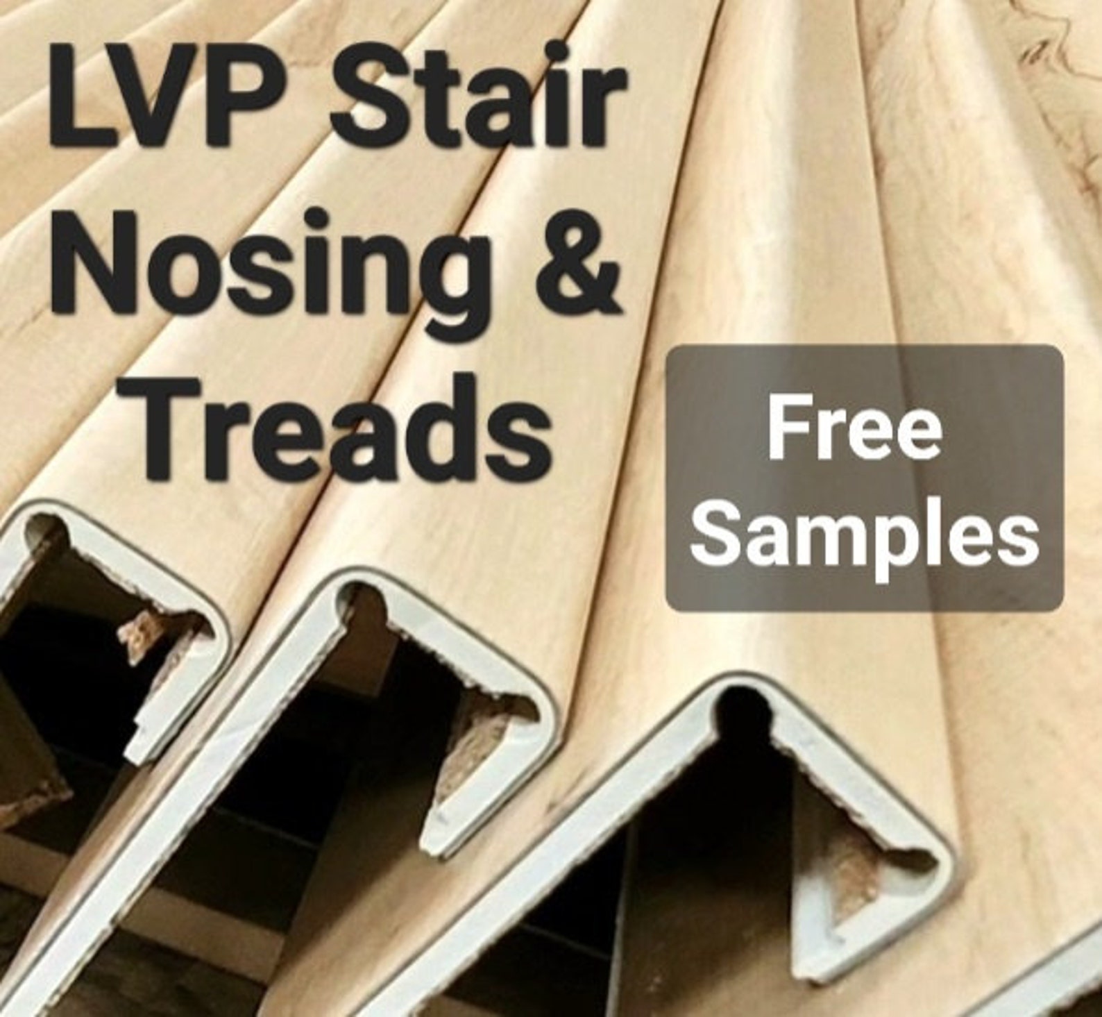 Flooring Stair Tread Profile Sample: Vinyl, Laminate, LVP, LVT - Etsy