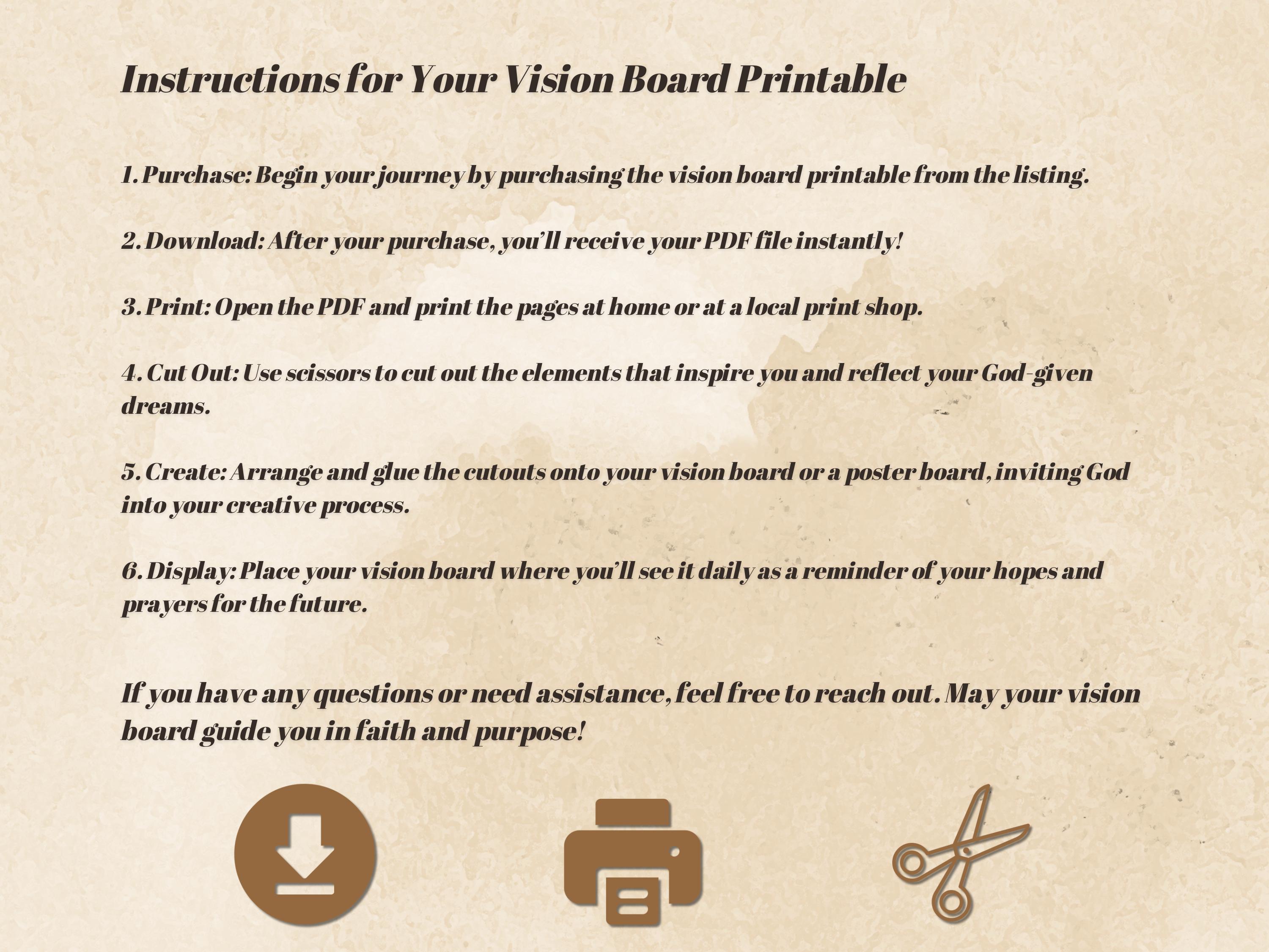 Christian Vision Board Printables for Women, 500+ Diverse Images ...