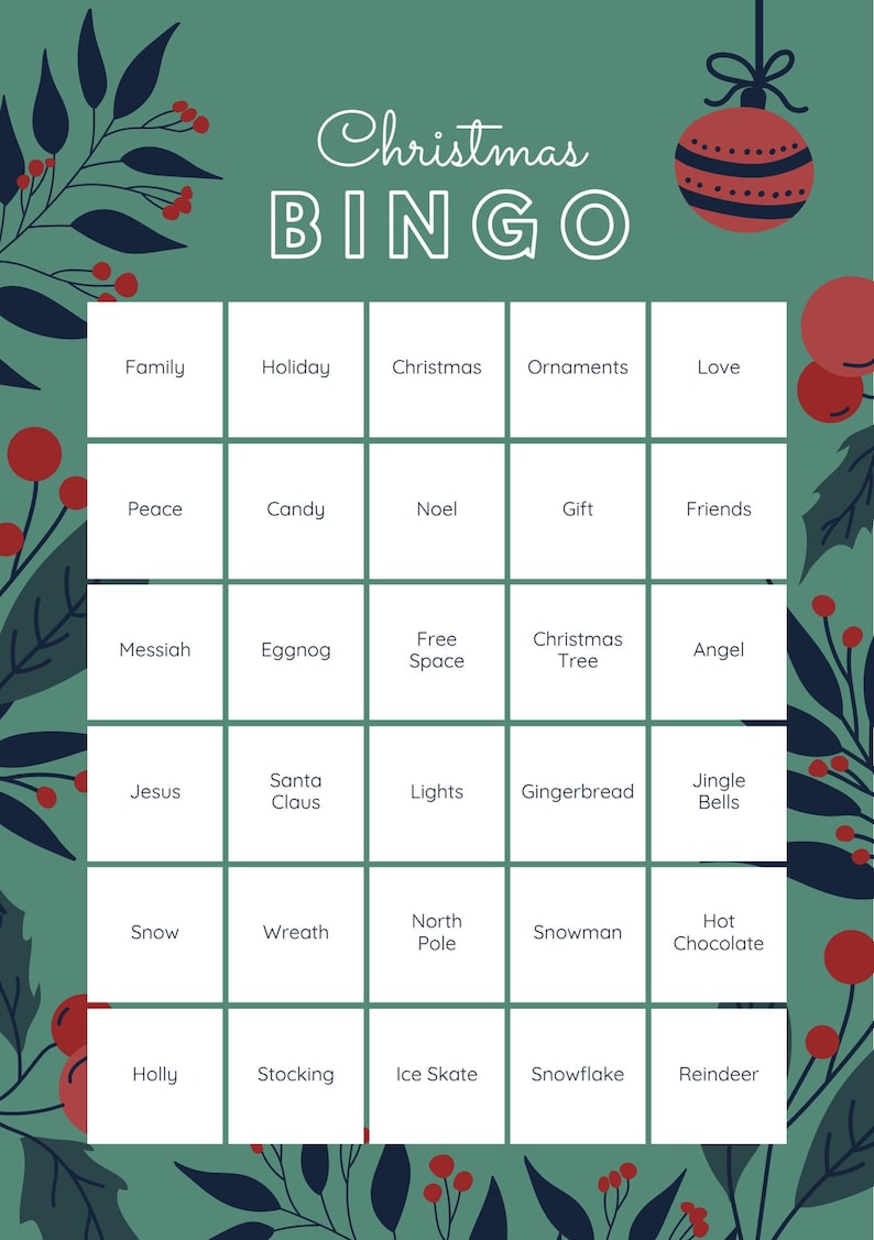 Printable Christmas Games Bundle | Editable | Mazes, Bingo Cards ...
