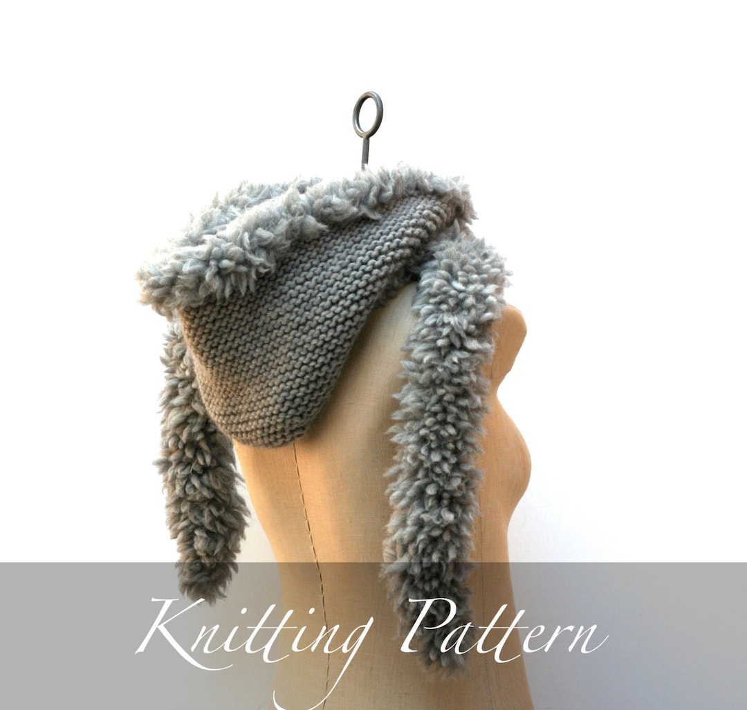 Bulky Wool Roving Hood Knitting Pattern: Tephra Hooded Scarf (PDF ...