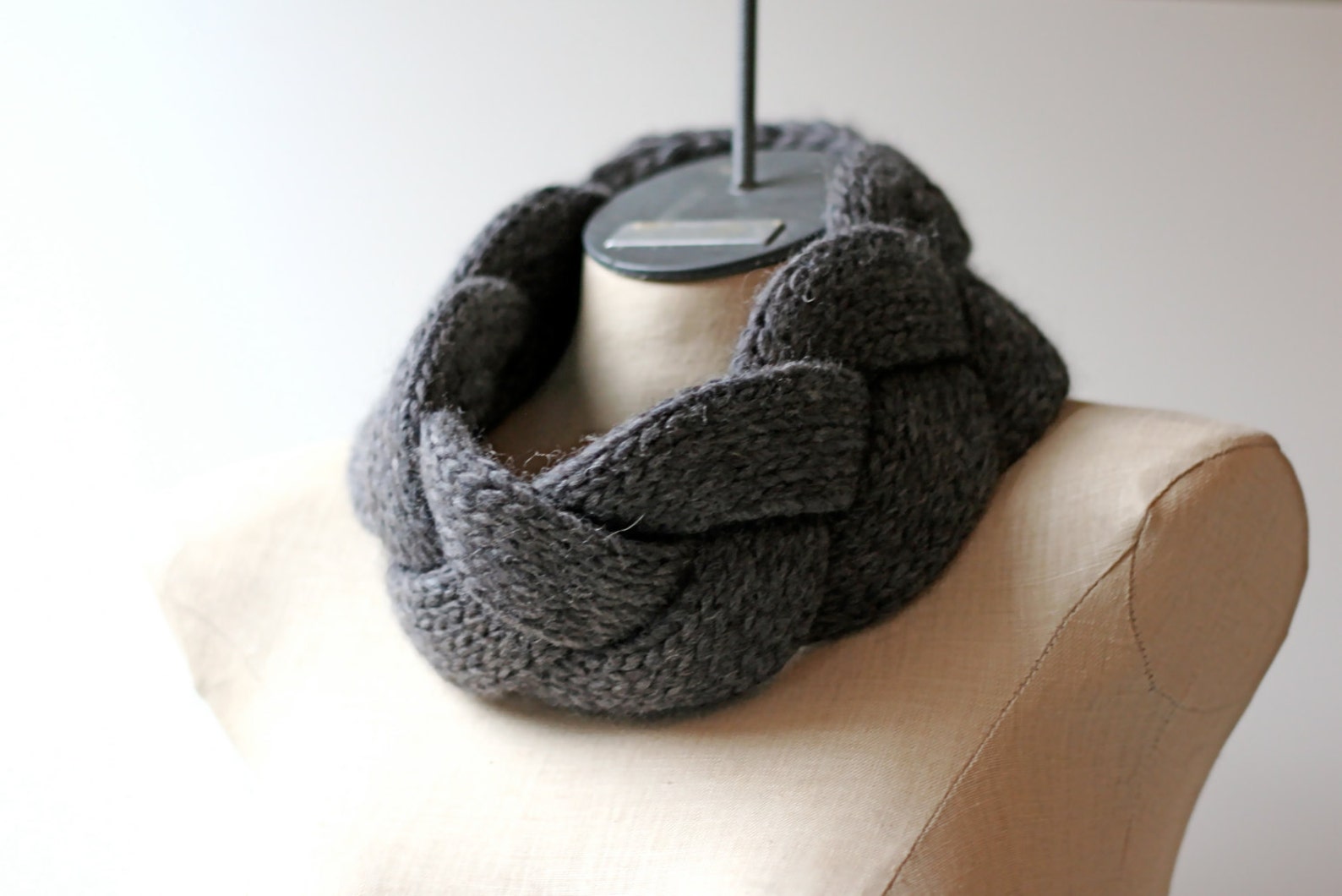 Knitting Pattern - the Plait Scarf - Knit Braid Pattern - Braided Scarf ...