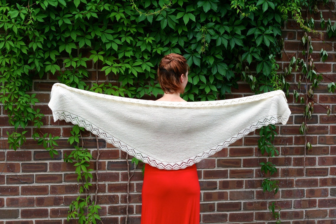 Knitting Pattern: the Alpine Shawl - Shawl Pattern - Lace Shawl Pattern ...