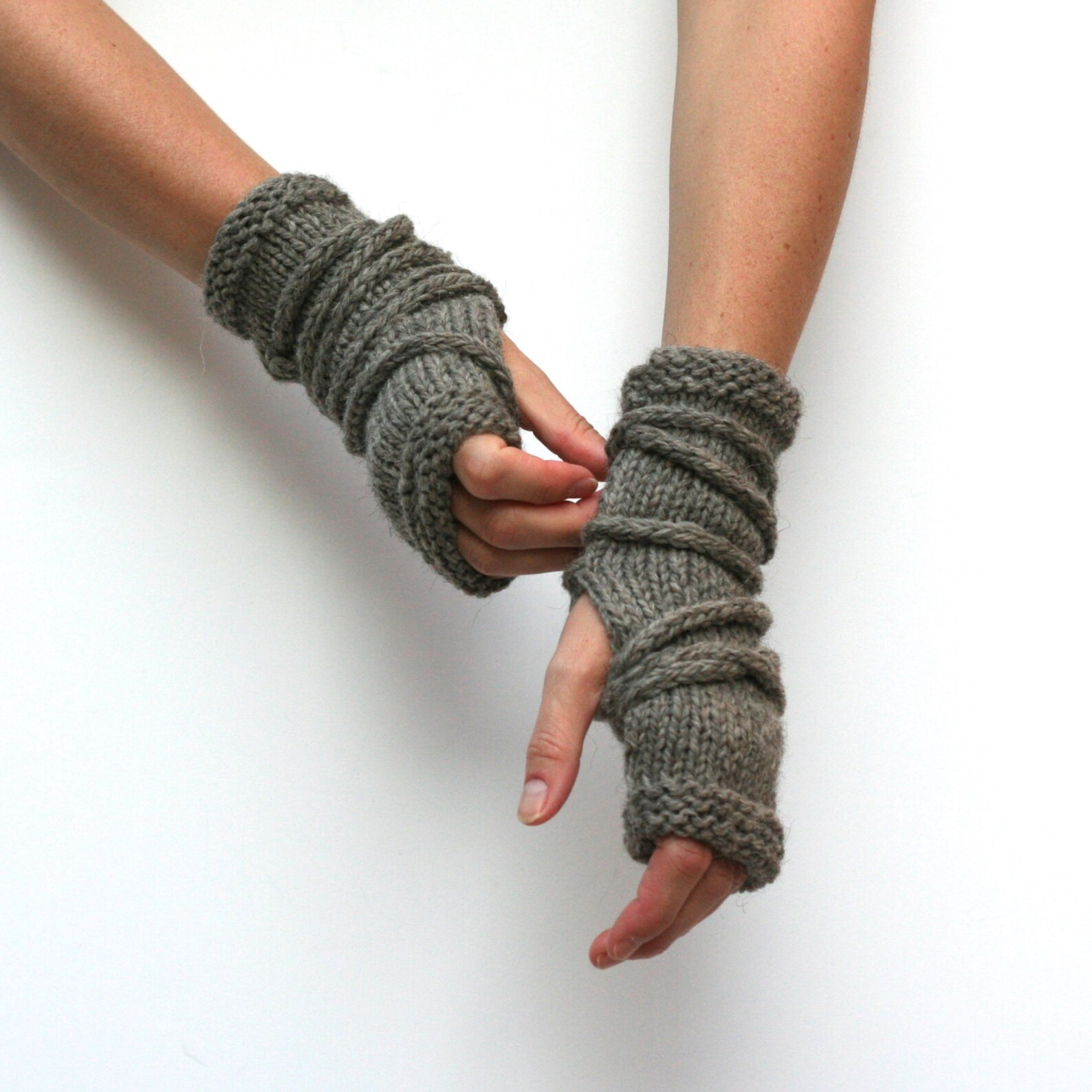 Knitting Pattern Wrap Gauntlets Fingerless Gloves Pattern - Etsy