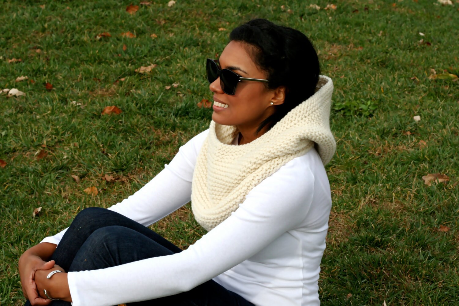 Knitting Pattern the Inga Hood Oversized Cowl Pattern - Etsy