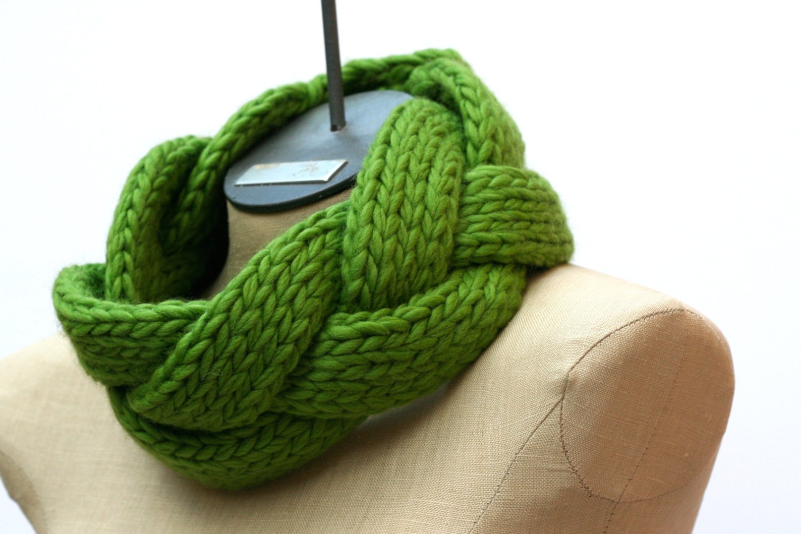 Knitting Pattern - the Plait Scarf - Knit Braid Pattern - Braided Scarf ...