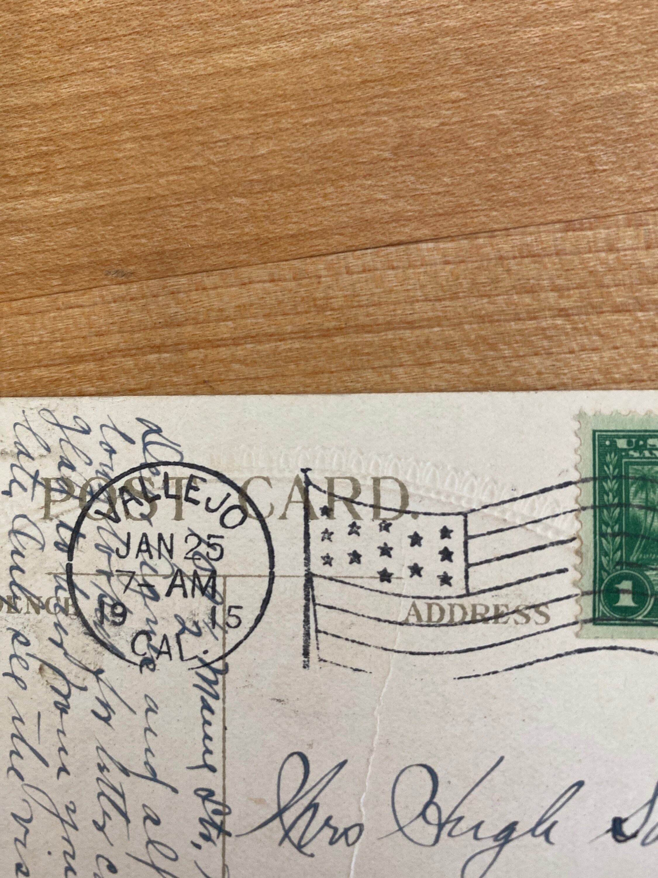 1915 Vallejo CAL Postmarked 1cent San Francisco Stamp Balboa. | Etsy