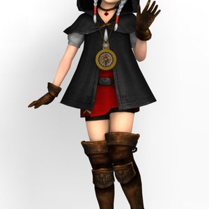 Linkle Hooded Cape, Fleece Vest, Legend of Zelda, Hyrule Warriors ...