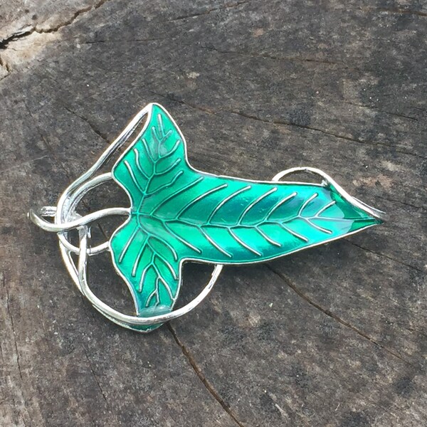 Elven Leaf Brooch - Etsy