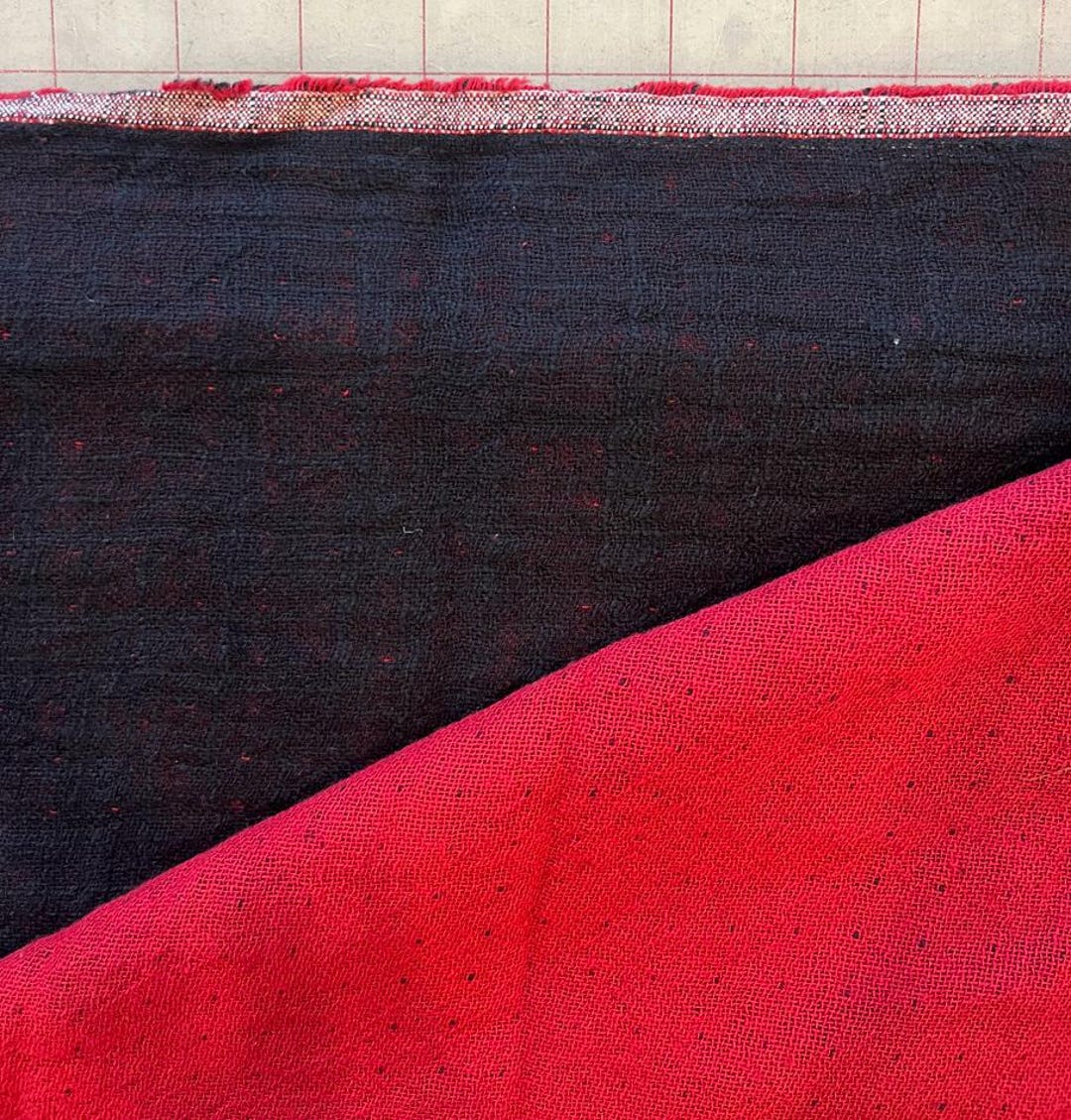 Reversible Red Black Double-sided Riding Hood Cape Cloak, Little Red ...