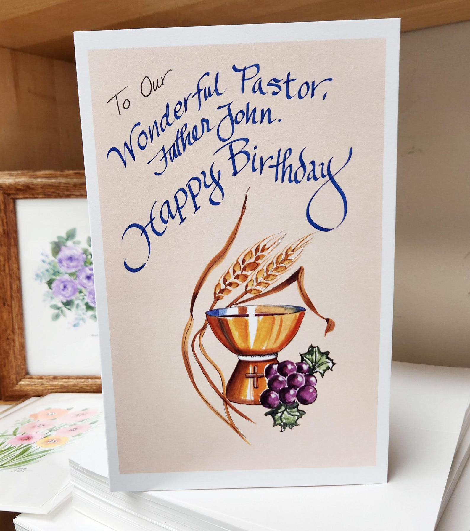 Card for a Priest for Any Occasion. Ordination. Anniversary. Birthday ...