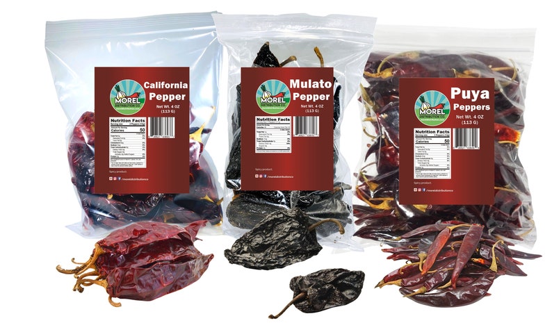 Dried Chile Peppers Variety Pack (12 Oz Total) (3 Pack). Choose Your ...