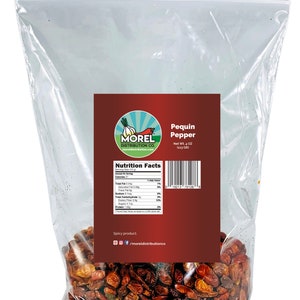Dried Whole Chili Pequin Pepper (chile Pequin) WT: 1 Oz, 2 Oz, 4 Oz, 8 ...