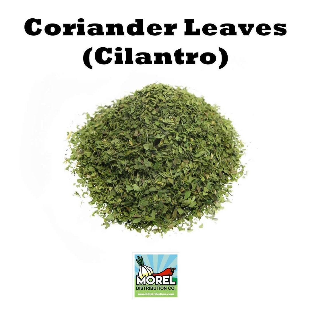 Coriander Leaves. Cilantro Leaf, Cut and Sifted. 1 Oz, 4 Oz, and 1 Lb ...