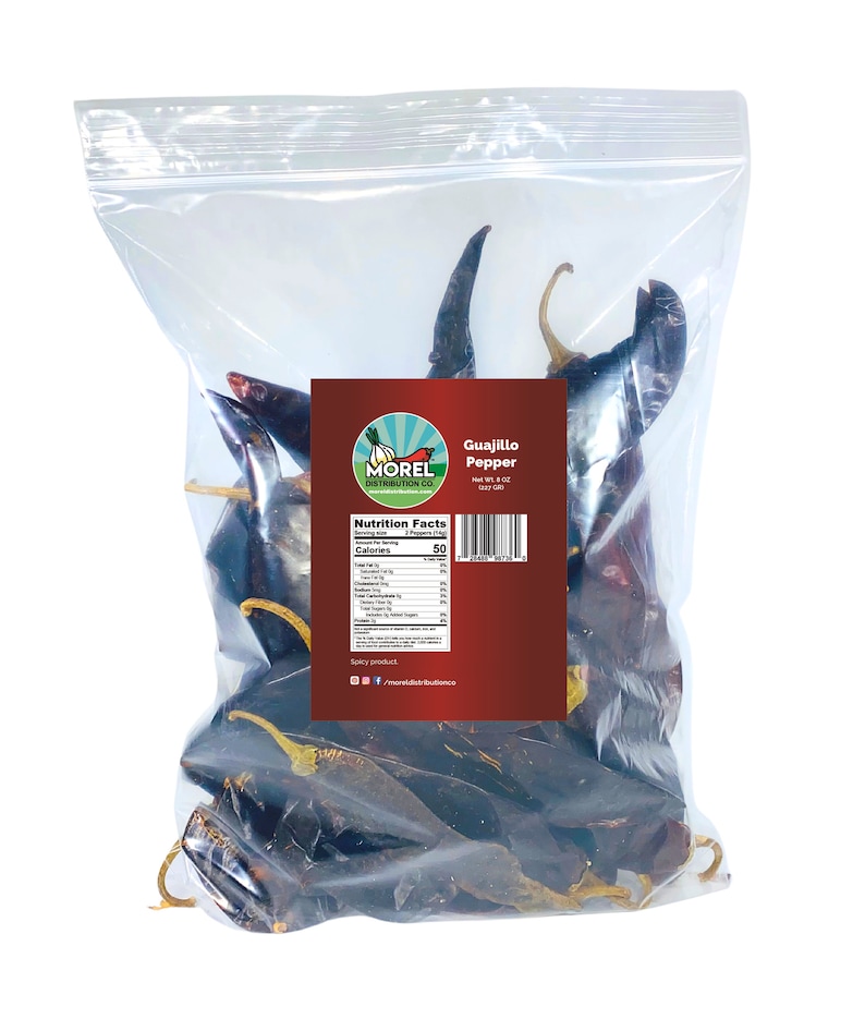 Guajillo Chili Pepper (chile Guajillo) WT: 4 Oz, 8 Oz, 1 Lb, 2 Lb, 5 Lb ...