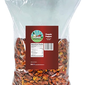 Dried Whole Chili Pequin Pepper (chile Pequin) WT: 1 Oz, 2 Oz, 4 Oz, 8 ...