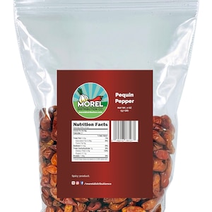Dried Whole Chili Pequin Pepper (chile Pequin) WT: 1 Oz, 2 Oz, 4 Oz, 8 ...