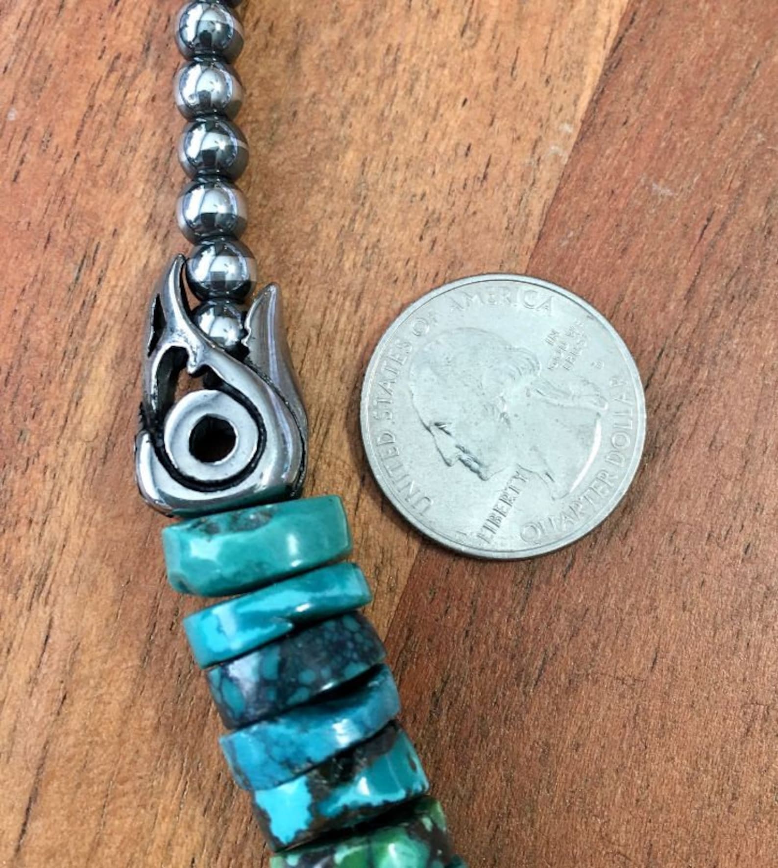 Turquoise Necklace With Raven Art Four Lengths Available - Etsy