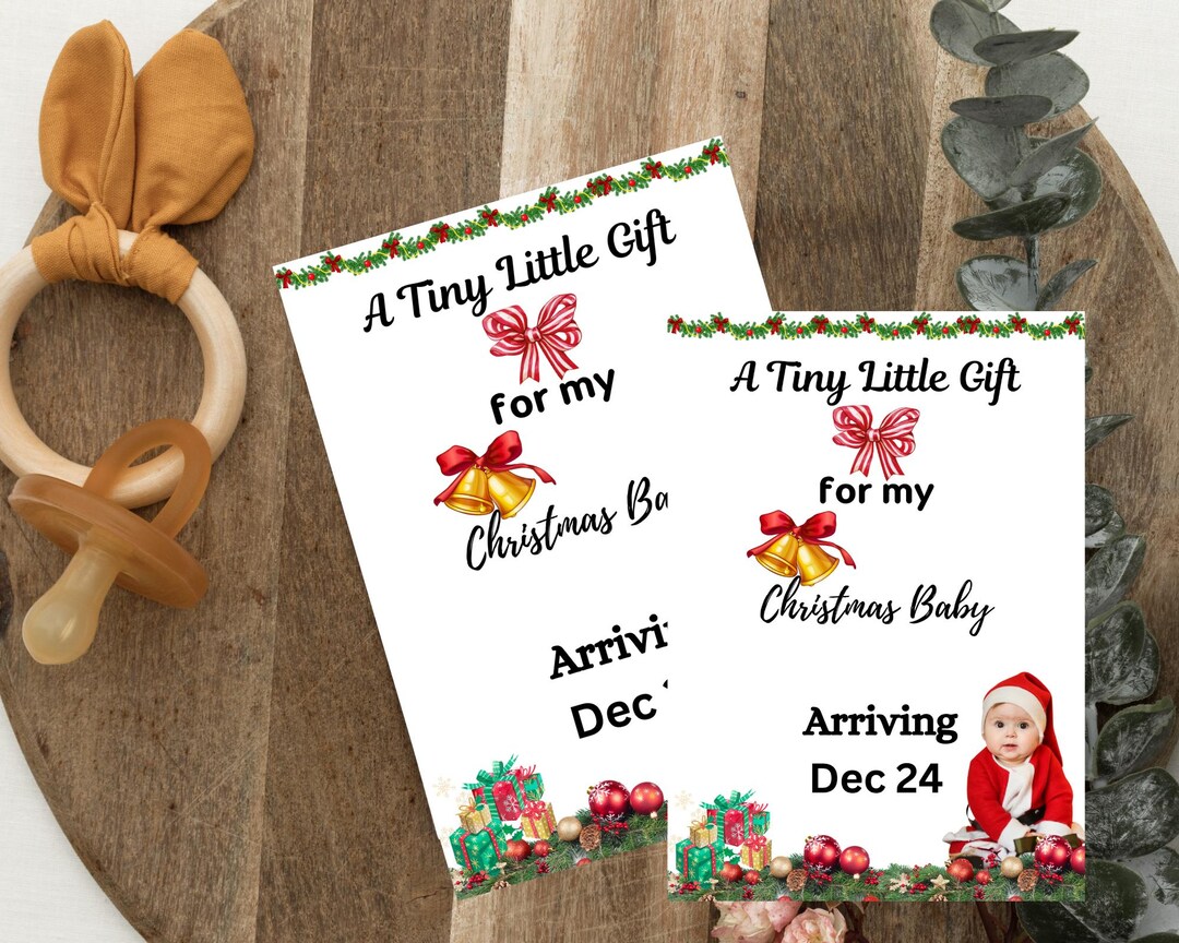 Baby Announcement Invitation Card With Envelopes, Gender Neutral Baby ...