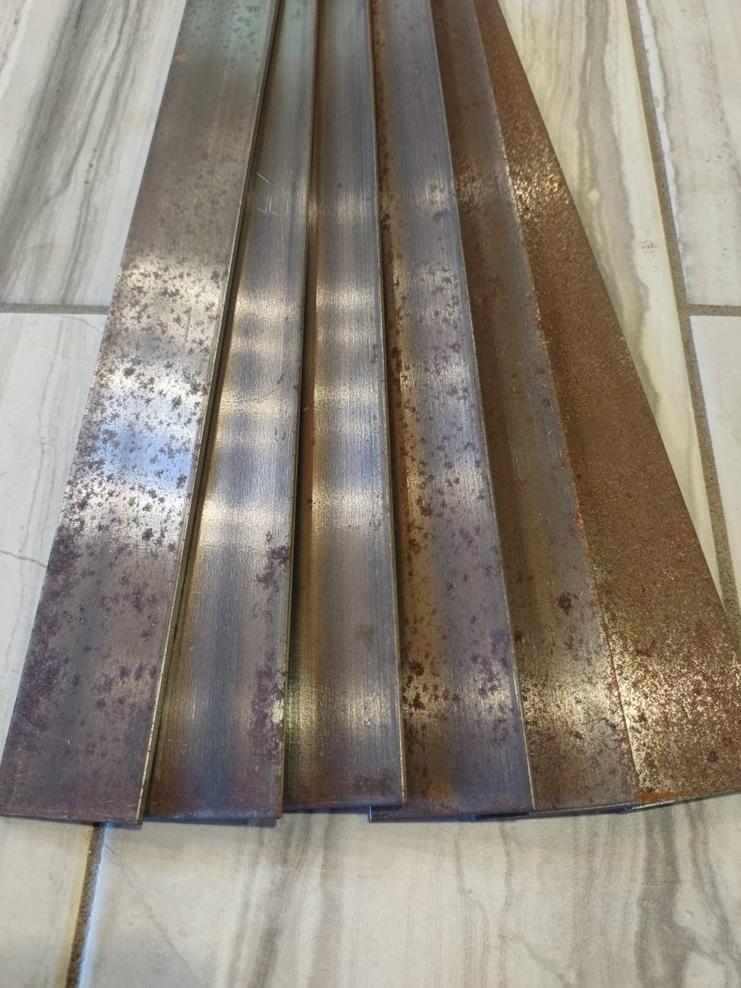 1/8" Annealed 1095 USA Steel -slight Rust 1/8"x1.5"x12" 1095 High ...