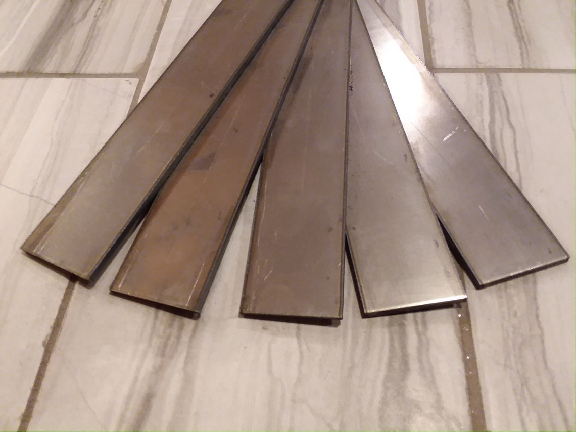 Annealed 1075 USA Steel - 1/8"x1.5"x12" 1075 High Carbon Steel Flat Bar ...