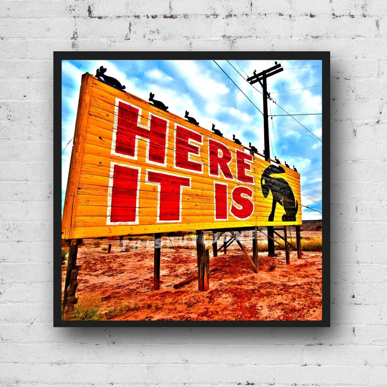 Jack Rabbit Trading Post on Route 66 in Arizona. the Famous Here It Is ...