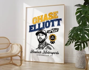 Nascar, Chase Elliott. digital Print - Etsy