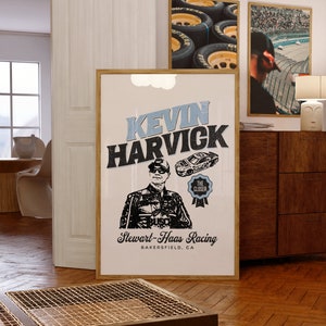 Digital Download Wall Art - Kevin Harvick #4 2023 Nascar Printable ...