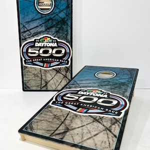 OFFICIAL NASCAR 2023 Direct Print Hand-made Corn Hole Boards 2 DAYTONA ...