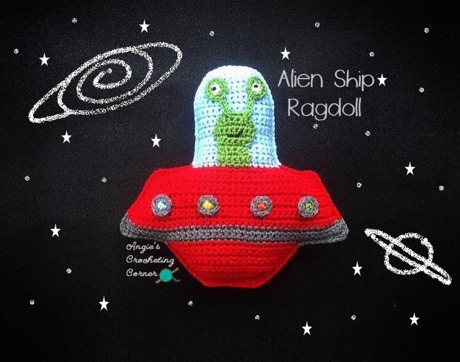 Crochet Alien Ship Ragdoll Pattern, Alienship Ragdoll, Alienship ...