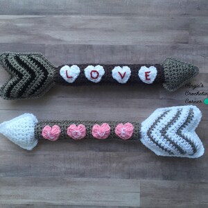 Crochet Cupid's Arrow Crochet Pattern, Crochet Arrow Pattern, Arrow of ...