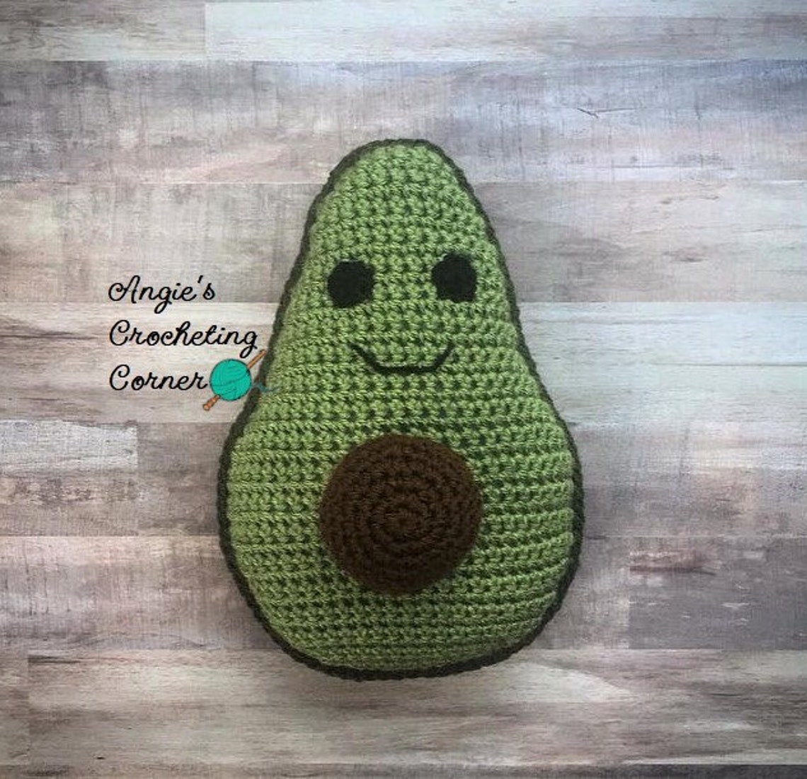 Crochet Avocado Pattern Avocado Cuddler Pattern Avo-pillow - Etsy