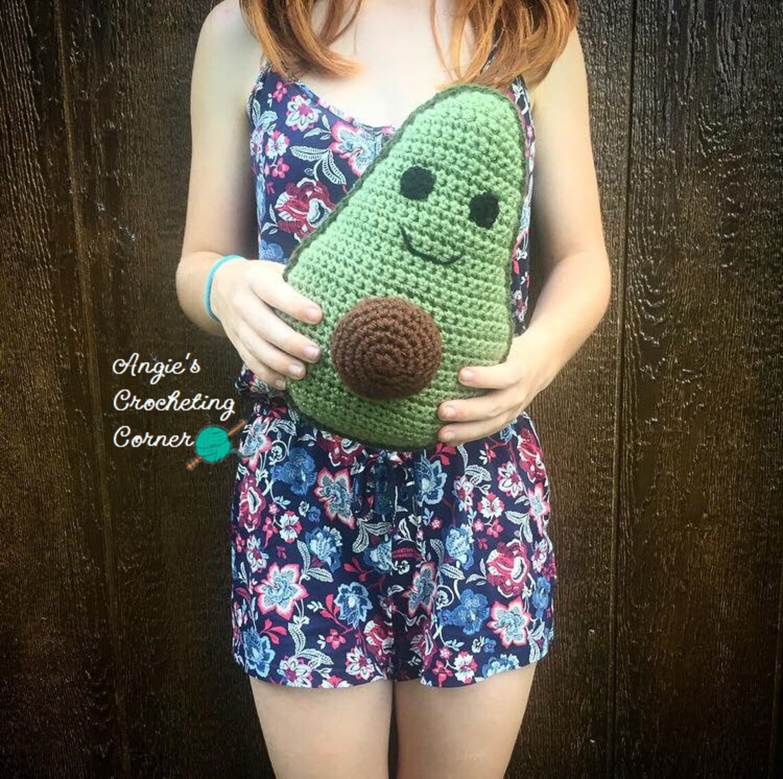 Crochet Avocado Pattern, Avocado Cuddler Pattern, Avo-pillow, Crochet ...