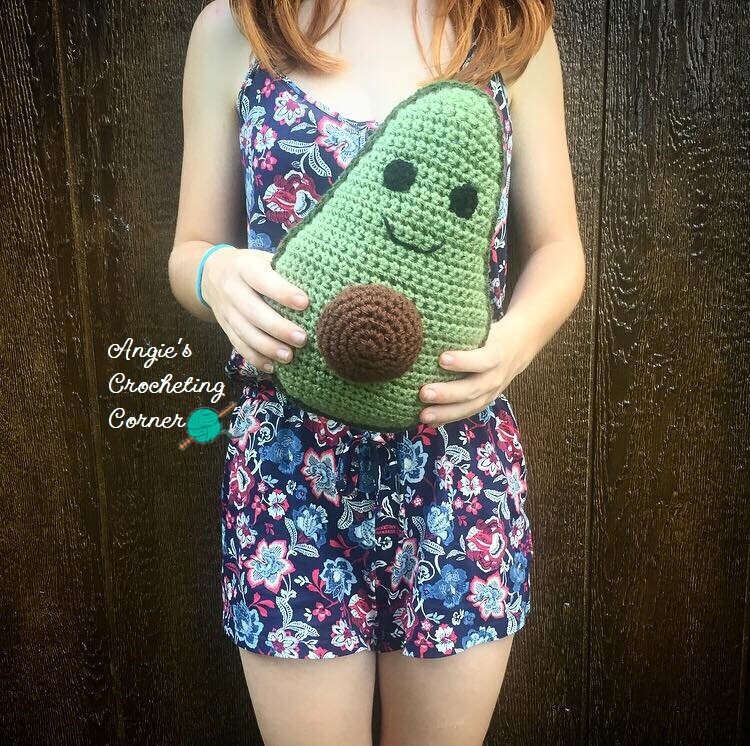 Crochet Avocado Pattern Avocado Cuddler Pattern Avo-pillow - Etsy