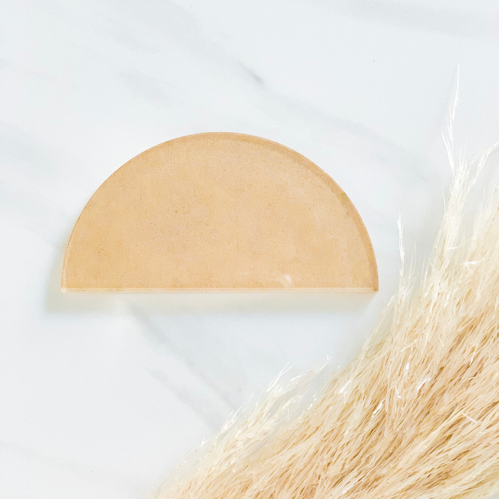 Pack of 10 Half Circles 1.9x3.8 1/8 Clear Acrylic Disc - Etsy