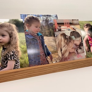 Modern Desk Photo Display, Desk Photo Ledge, Picture Display, Desk ...