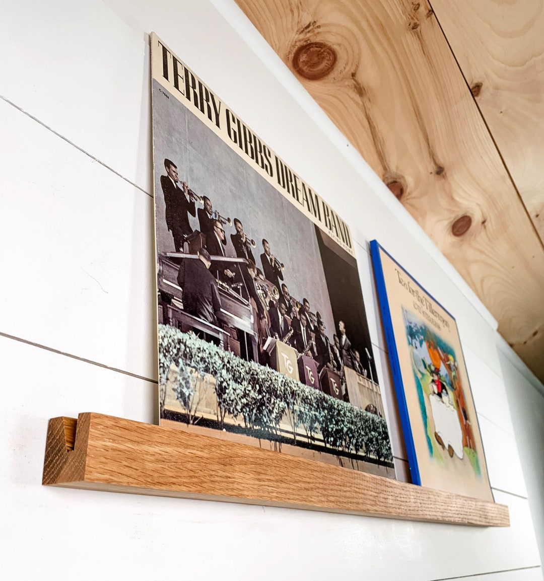 Vinyl Record Display Shelf, Vinyl Display, Wooden Floating Record ...