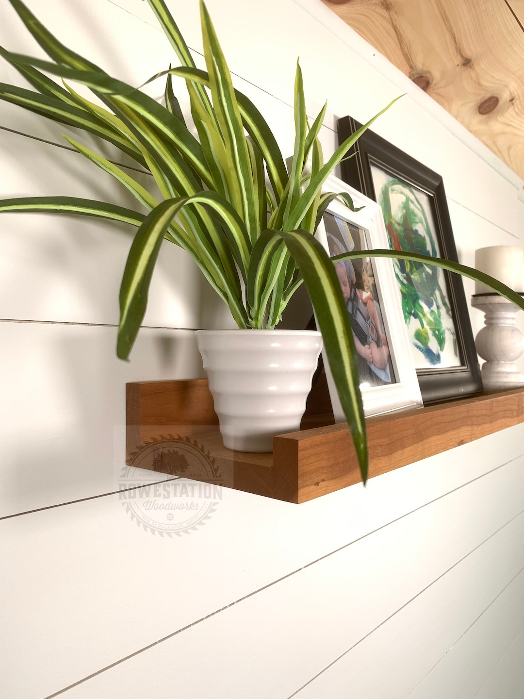 Extra-deep Floating Picture Ledge Wall Shelf, Floating Shelf, Handmade ...