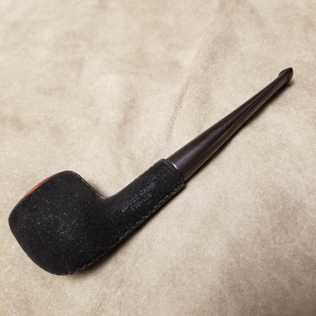 Rare Longchamp (france) Suede Over Briar Opera Pipe - Etsy