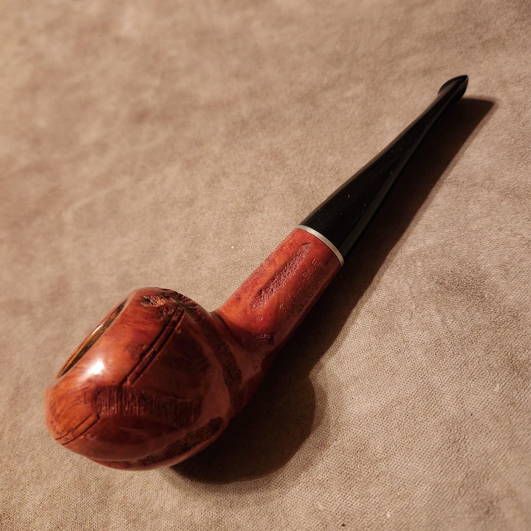 KBB Yello-bole Imperial Sculptured Rhodesian Briar Tobacco Pipe ...