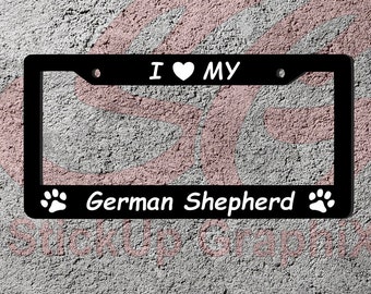 German Shepherd Plate - Etsy
