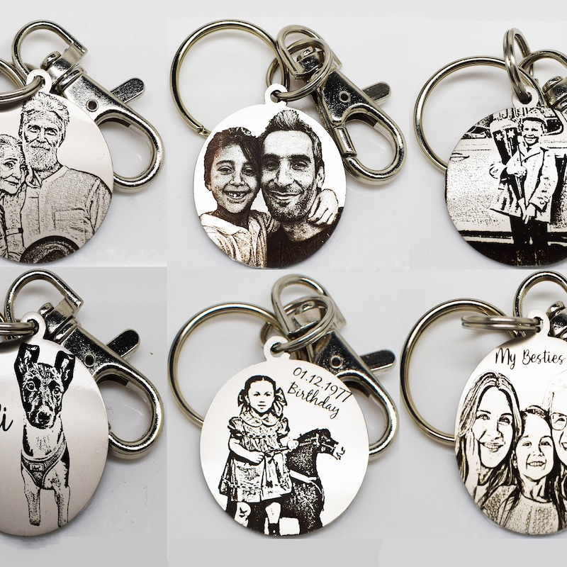 Engraved Keyrings - Etsy