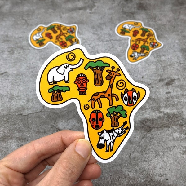 African Stickers - Etsy