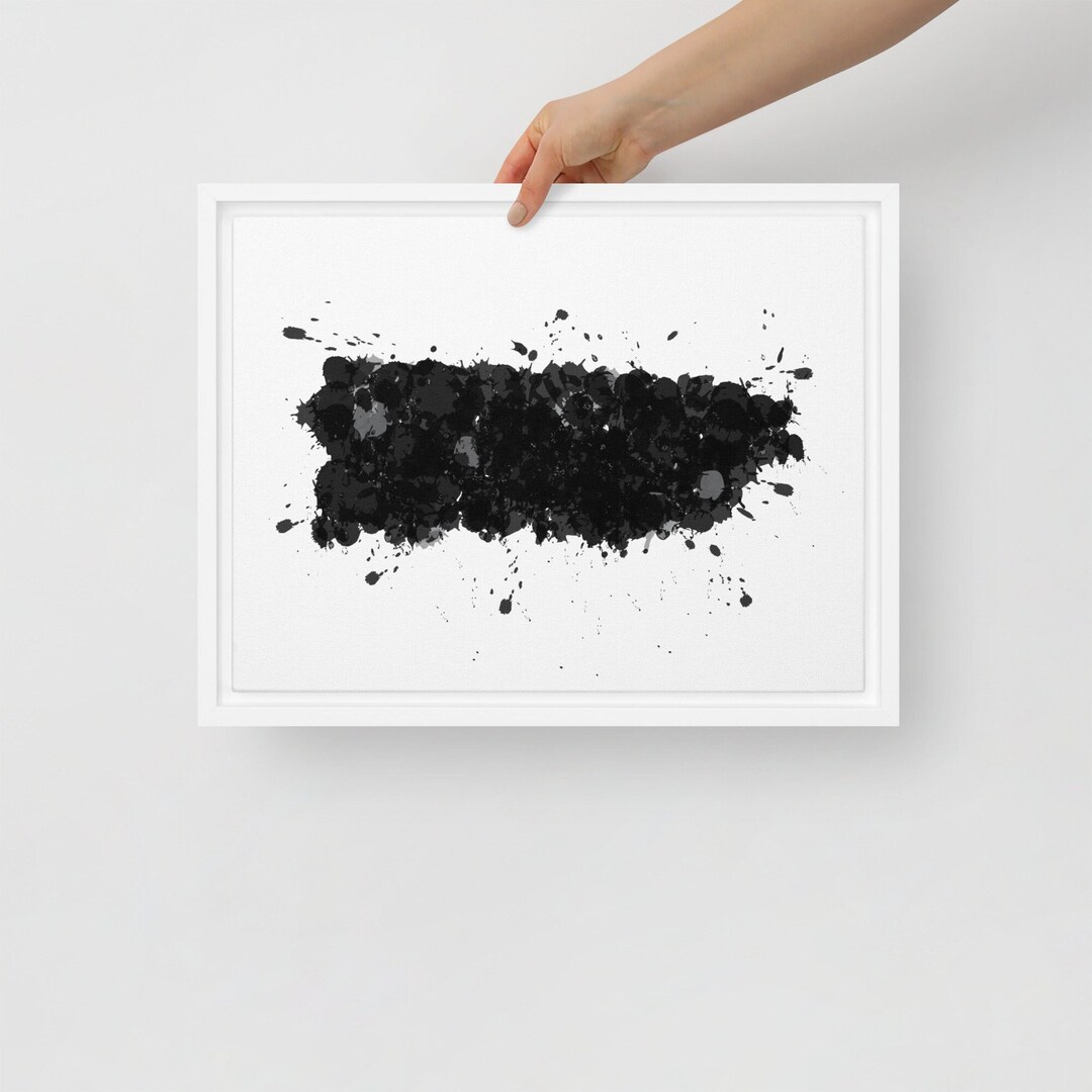 Puerto Rico Black and White Framed Canvas Art Print | Puerto Rico Home ...