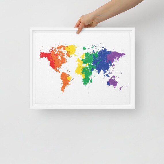 Rainbow World Map