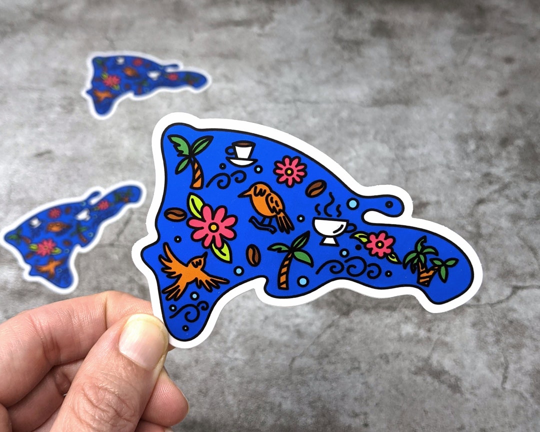 Dominican Republic Sticker | Dominican Republic Decal | Dominican ...