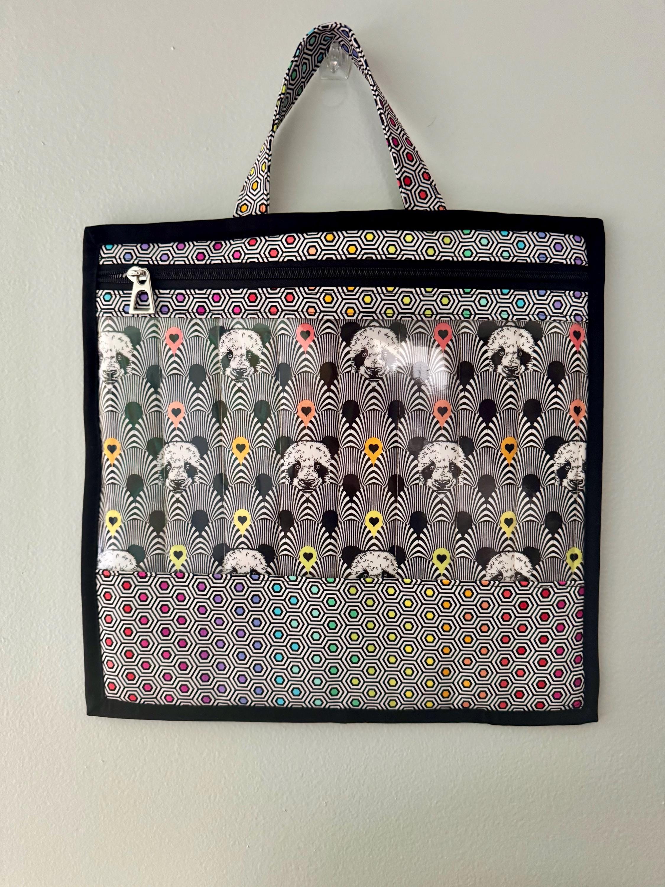 Zippered Project Bag With Clear Vinyl Window - Etsy
