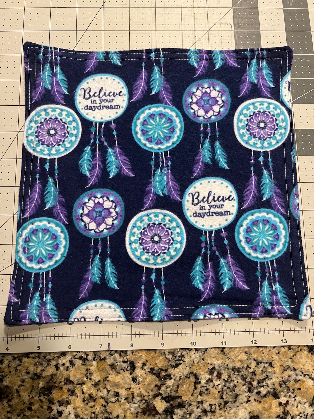 Flannel Wash Cloths, Set of 4 With Dream Catcher Print- FREE Shipping ...