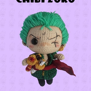 One Piece Chibi Amigurumi Pattern - Etsy