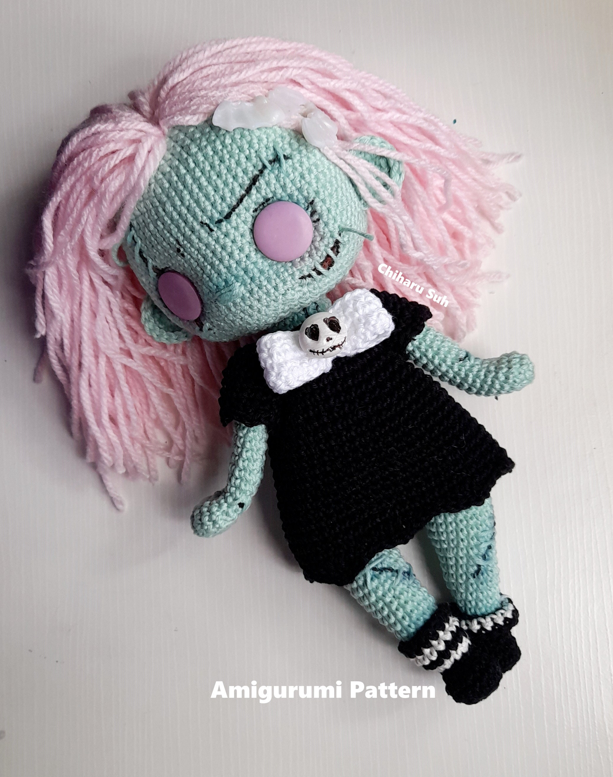 Chibi Button Zombie - Amigurumi Pattern - Etsy